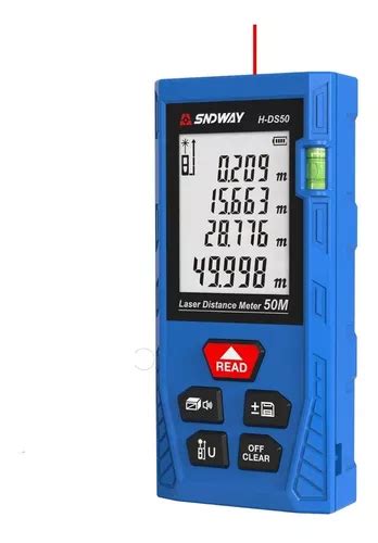 Wincha Láser 50 M Medidor Distancia Digital Sndway H ds50 Cuotas sin