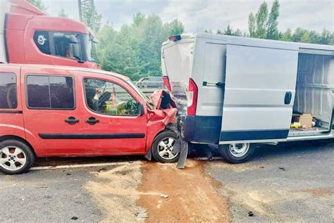 ZIELONKA Kilka kilometrów korka na trasie S8 w stronę Wyszkowa po