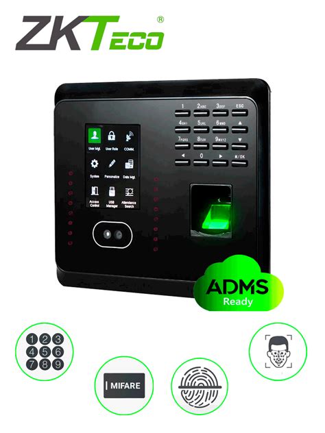ZK MB360MF CONTROL DE ACCESO Y ASISTENCIA 1500 ROSTROS 2000