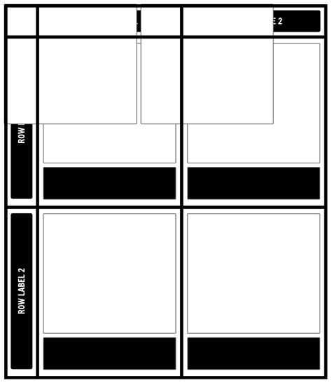Graphique 2x2 Vierge Storyboard Od Strane Fr Examples