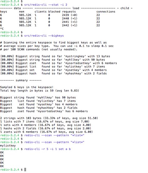 ping redis some interesting redis cli commands and usages