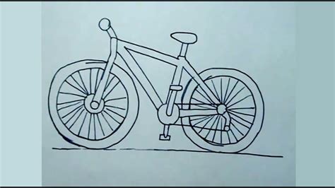 Aprender a dibujar fácil Cómo dibujar una bicicleta bici drawing