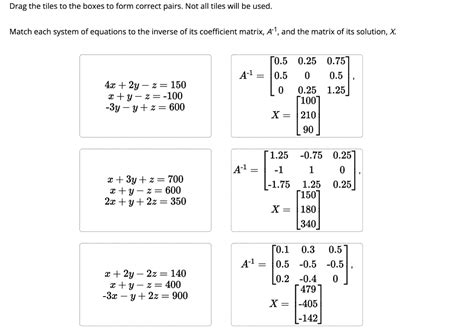 solved drag the tiles to the boxes to form correct pairs