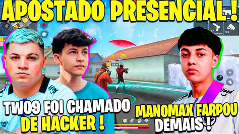 APOSTADO 10K PRESENCIAL TIME TWO9 VS TIME MANOMAX TWO9 FOI CHAMADO DE