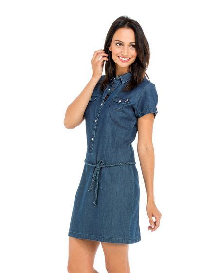 Robe Jean Manches Courtes