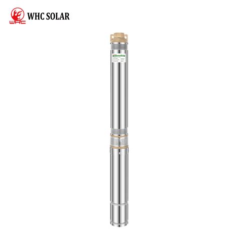 Whc 3 Inch Borehole DC Solar Power Submersible Pumps Helical Rotor