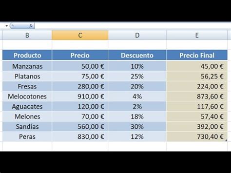 Como Crear Una Tabla En Excel YouTube