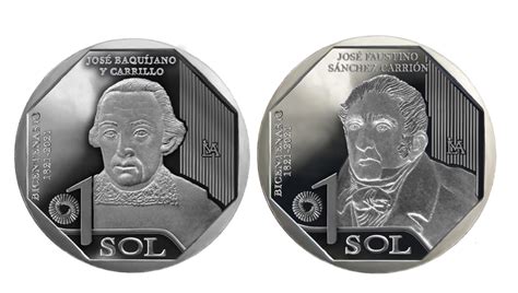 Banco Central de Reserva lanza monedas alusivas a José Baquíjano y José