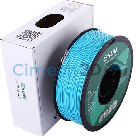 Filamento ABS Azul Claro Marca ESun 1Kg Cimech 3d