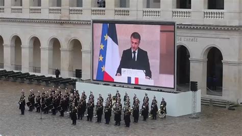 El Elíseo recuerda en los Inválidos a las víctimas francesas del ataque
