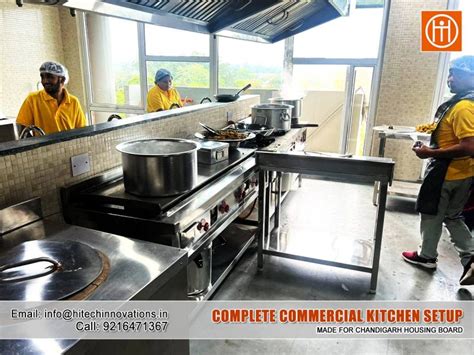 Manufactured Commercial Kitchen Canteen Chandigarh Housing Board
