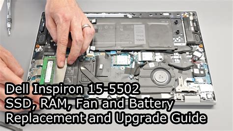 Dell Inspiron 15 5502 SSD RAM Fan And Battery Replacement And