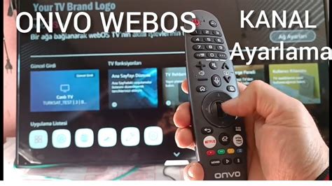 ONVO WEBOS TV KANAL AYARLAMA TAŞIMA YouTube