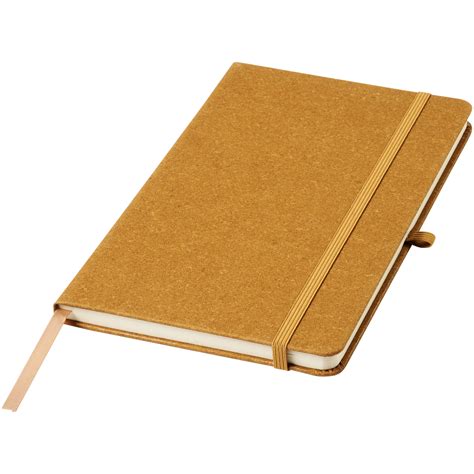 Carnet de notes A5 en cuir Atlana Marron imprimé et personnalisé pour