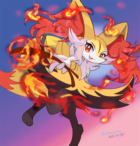 Braixen Pokemon Drawn By Yutano Yutano Tantan Danbooru