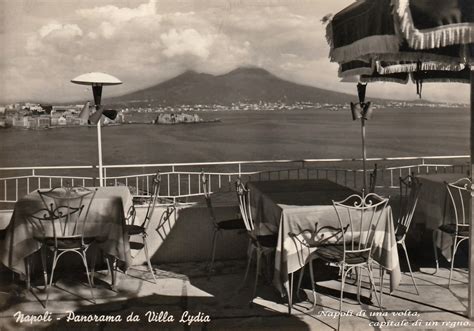 Napoli Panoramica Del Golfo E Del Vesuvio Da Villa Ljdia Cartolina