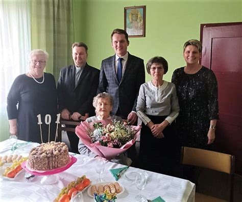 Dwieście lat 101 urodziny mieszkanki gminy Stawiszyn Kalisz Nasze
