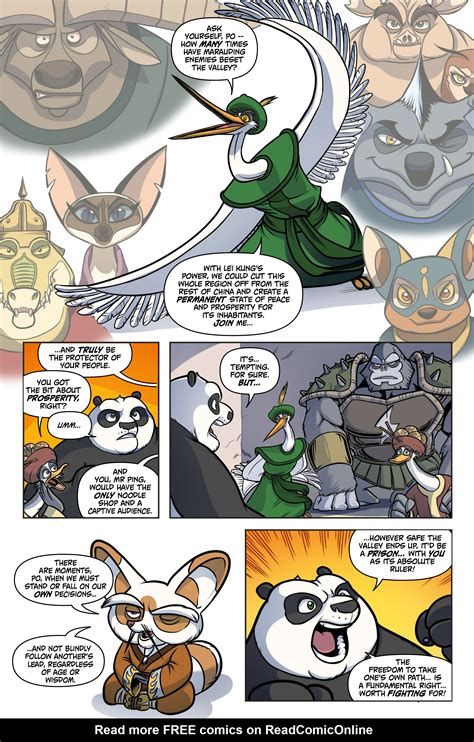 Read Online Dreamworks Kung Fu Panda Comic Issue 3