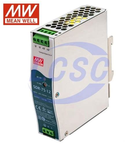 SDR 75 12 MW MEAN WELL Enterprises Industrial Control Electrical