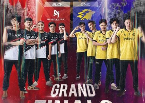 Jadwal Final MSC 2023 Blacklist International Vs ONIC Esports