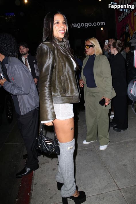 Braless Tokischa Arrives At Cardi Bs Balenciaga After Party In WeHo