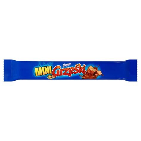 Grzeski Miniwaffel mit Kakaocremefüllung in Schokolade Mini Wafel