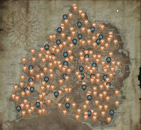 The Only Diablo 4 Altars Of Lilith Map Youll Need Felt Flowers Diy