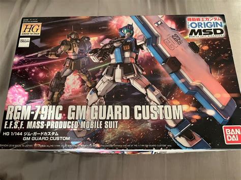 Yahoo オークション 未組立新品 HG 1 144 RGM 79HC ジムガードカスタ