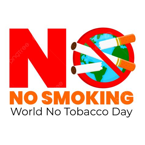 Feliz Cartaz Do Dia Mundial Sem Tabaco Ilustração Para Parar De
