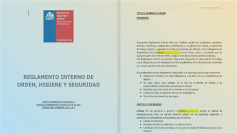 Reglamento Interno De Orden Y Seguridad Image To U