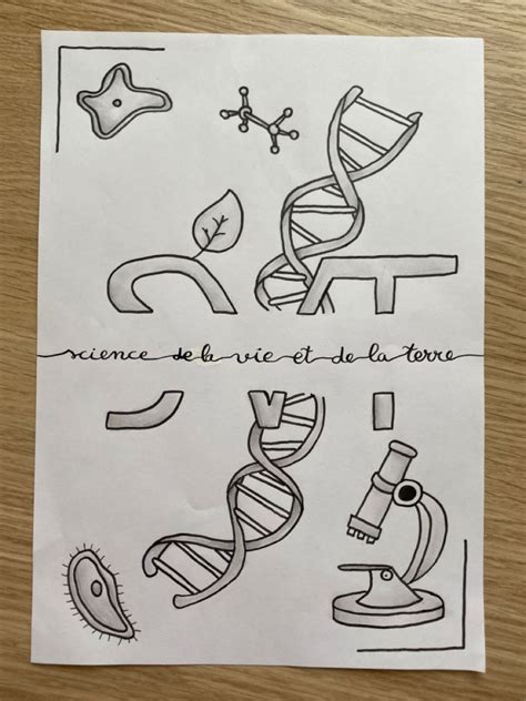 Page De Garde SVT Couvertures De Cahier Dessin De Couverture Art