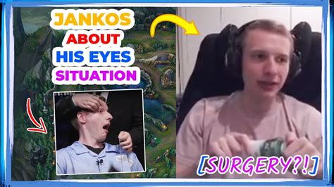 Jankos About His EYES Situation YouTube