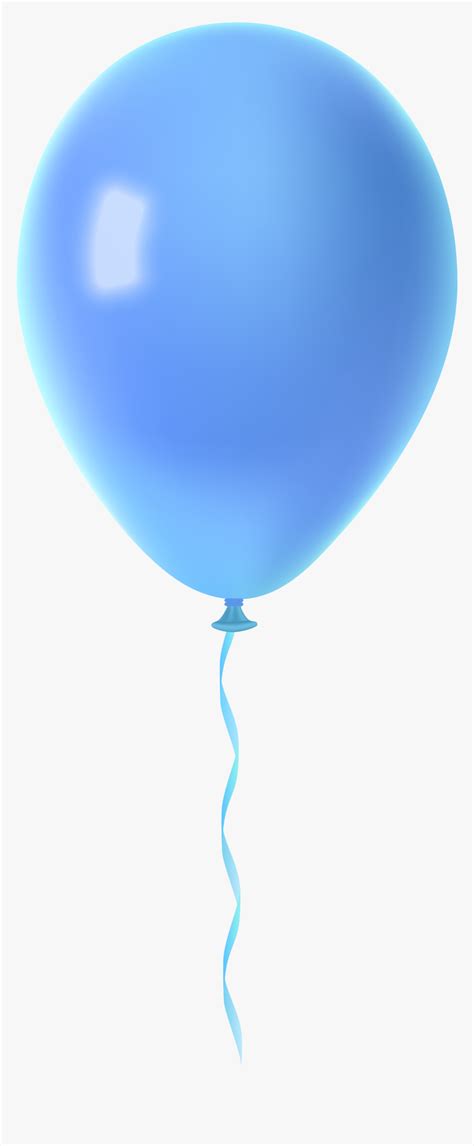 Balloon Blue Clip Art Transparent Background Transparent Blue