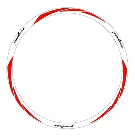 Stickers Calcomanias Reflejantes Rines Motos Pulsar Vinil