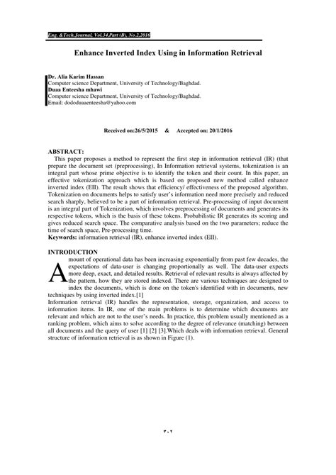 pdf enhance inverted index using in information retrieval