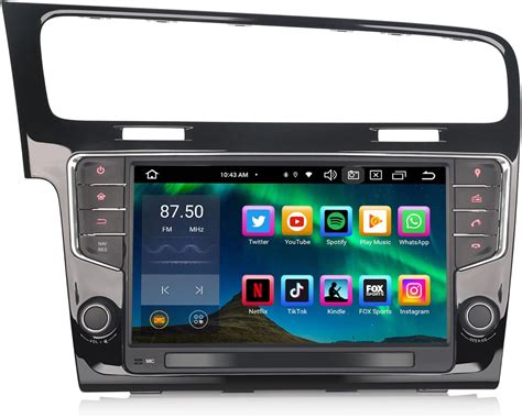 Erisin 9 Zoll 4GB RAM 64GB ROM 8 Kern Android 12 Autoradio Mit GPS Navi
