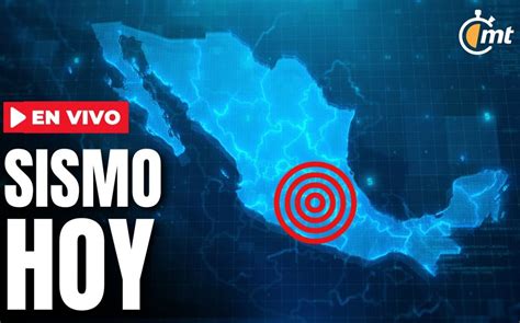 Temblor hoy en México Sismo en México AL MOMENTO 5 de noviembre 2024