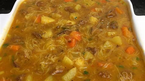 Sopa De Legumes E Carne A Mais Gostosa E Saborosa Que J Comi