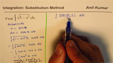 trig substitution to find integral sqrt 1 x 2 ap calculus trigonometric substitution youtube