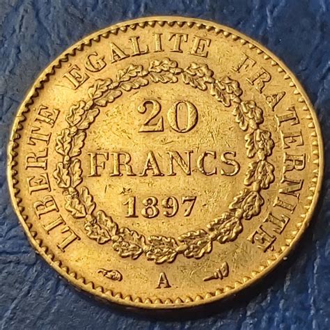 France Third Republic 1870 1940 20 Francs 1897 A Genius Catawiki