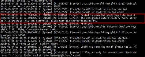 Centos Mysql Unit Mysqld Service Entered Failed State