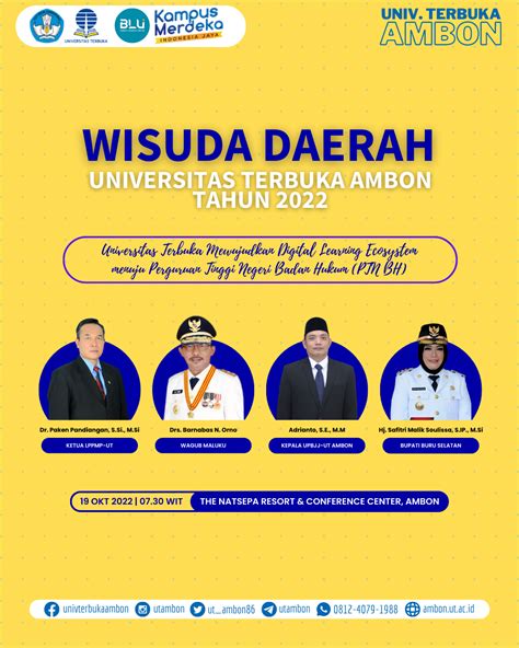 Wisuda Daerah Ambon Ut Ac Id