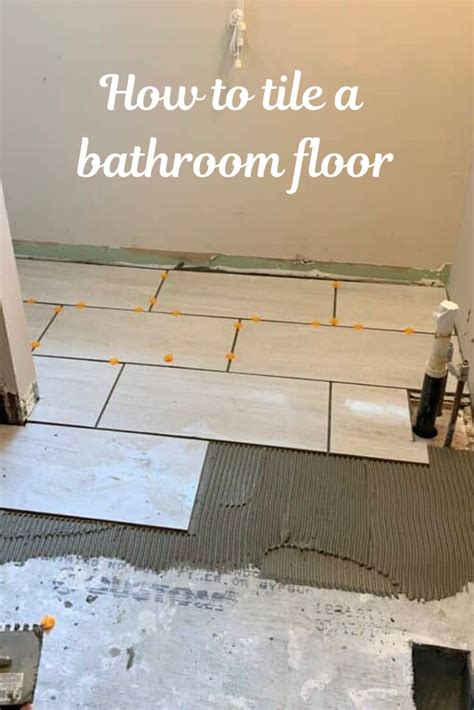 How To Tile A Bathroom Floor Bathroom Flooring Flooring Tile Floor Diy