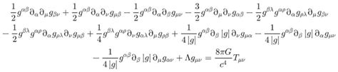 einstein field equations fully written out what do they look like expanded profound physics