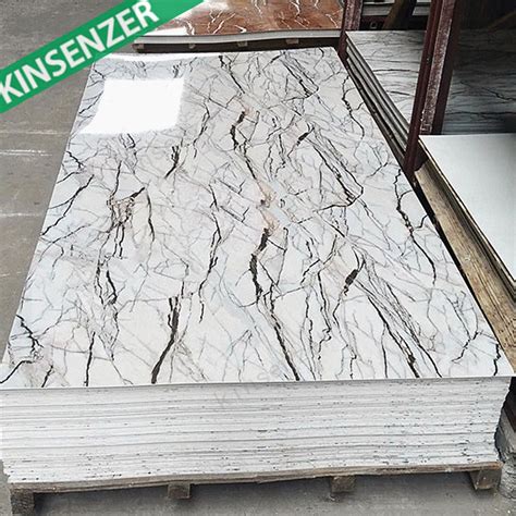 Plastic Sheets Pvc Marble Uv Wall Panel Board Pvc Marble Sheets For