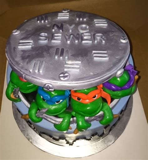 Teenage Mutant Ninja Turtle Cake Topper Etsy