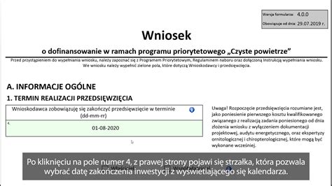 Jak wypełnić wniosek o dofinansowanie w ramach programu Czyste
