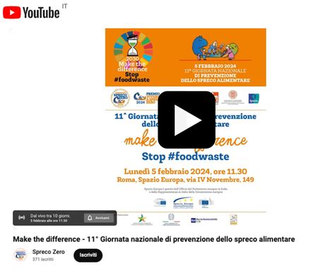 Giornata Nazionale Di Prevenzione Dello Spreco Alimentare 2024