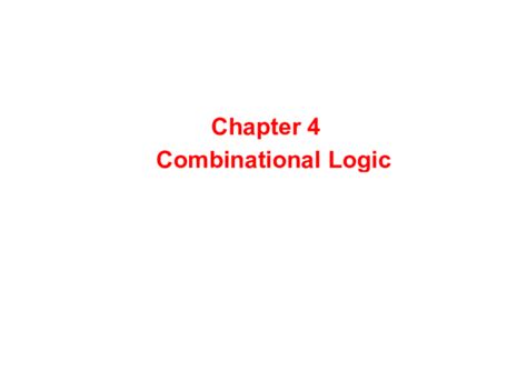 pdf chapter 4 combinational logic ahmed elrayes
