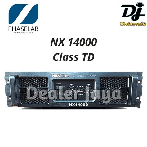 Jual Power Ampli Phaselab Phase Lab NX14000 NX 14000 2 Channel